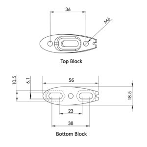 Adjustable Angled Riser Block For Aero Bars | CNC Anodised Aluminium